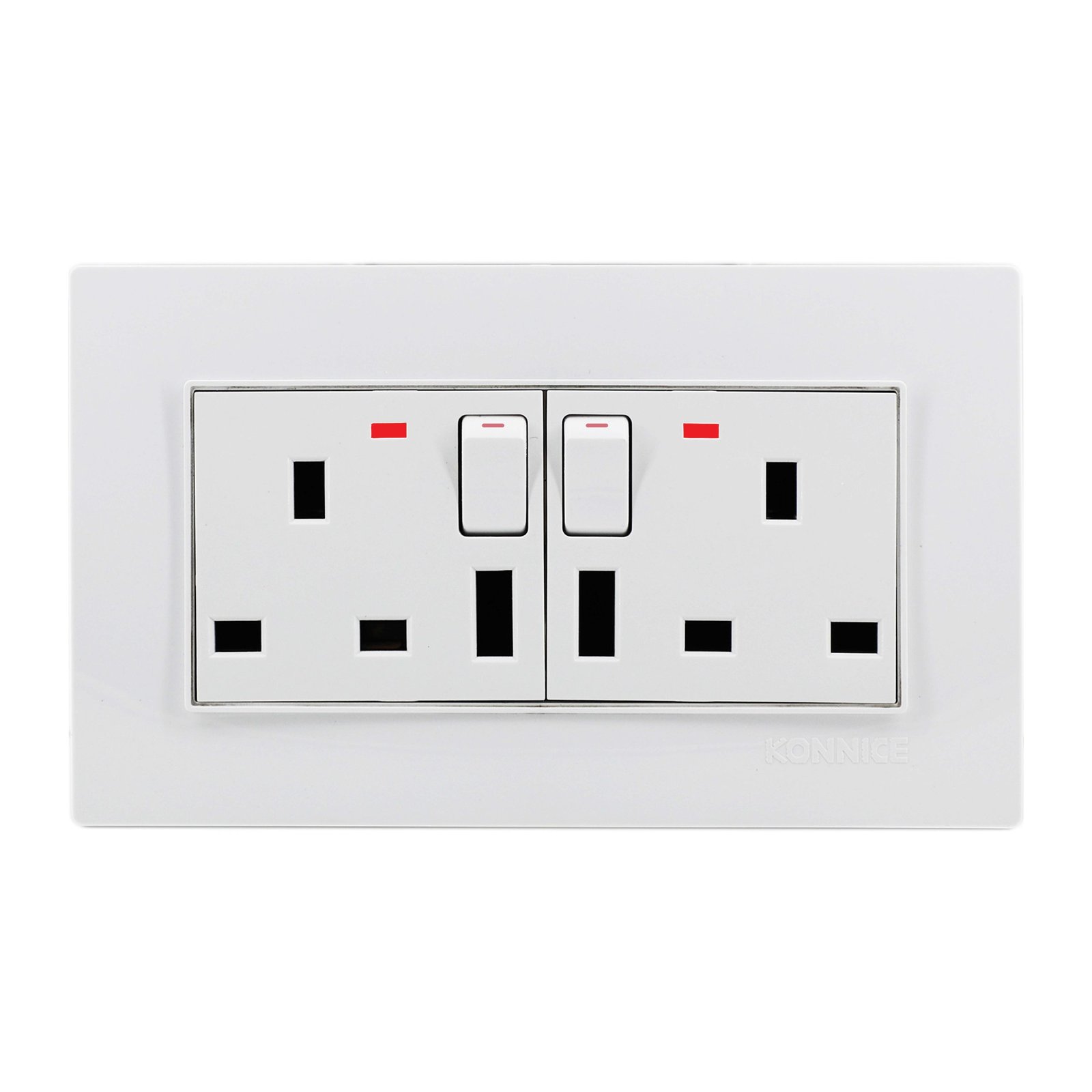 Double Electric Socket with USB | Konnice Electric